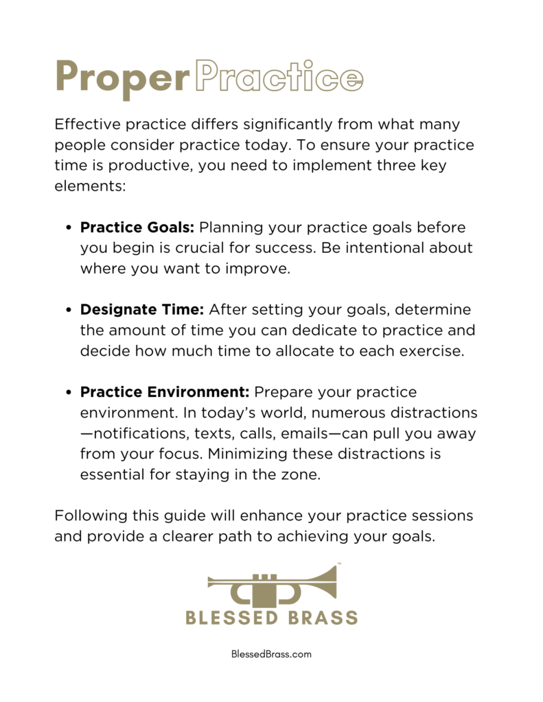 Practice Tools - BlesseBrass.com